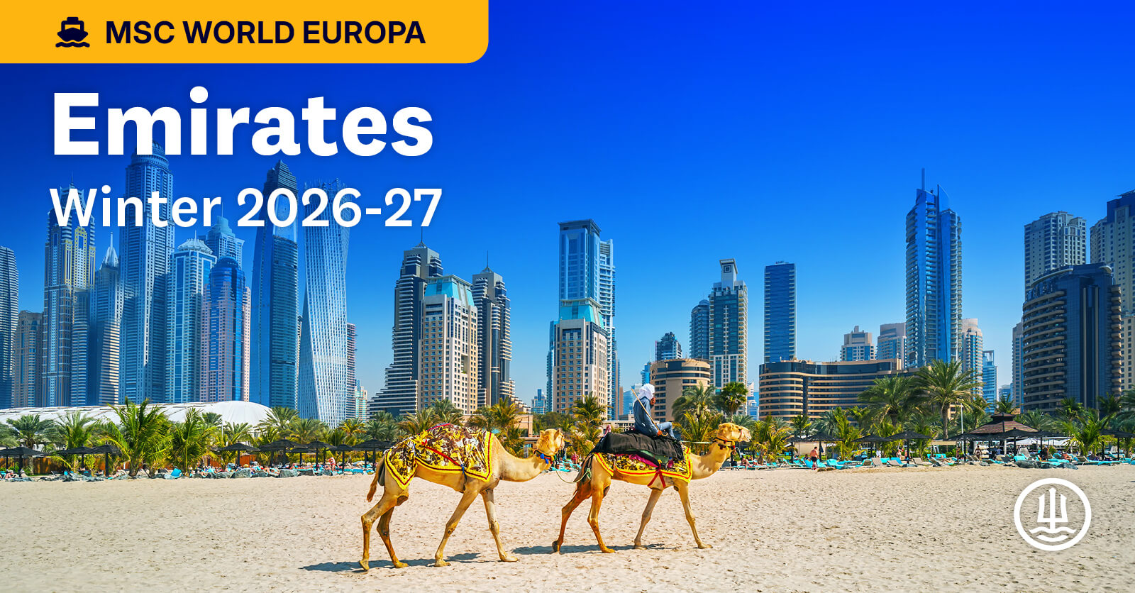 MSC World Europa Winter 2026/27 Cruises from £561 | Simply Cruises