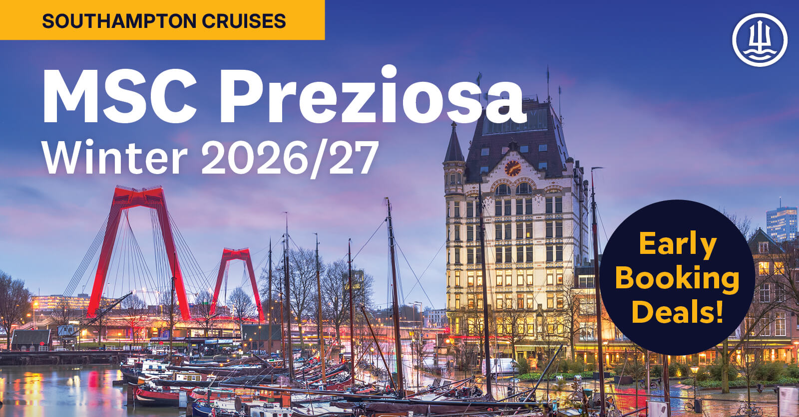 MSC Preziosa Winter 2026/27 Cruises from £139 | Simply Cruises
