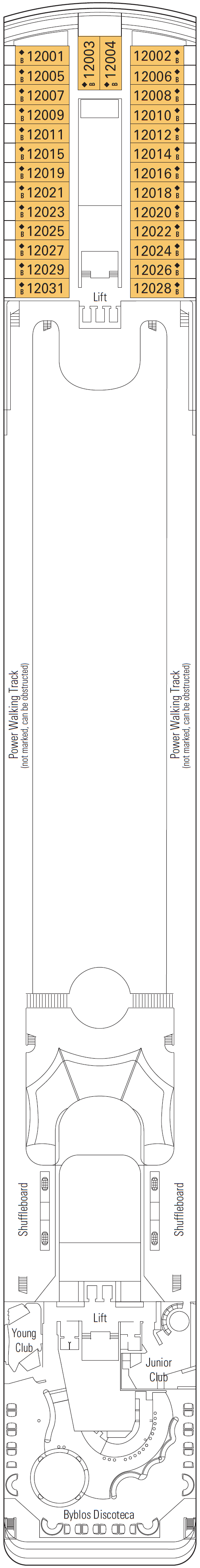 MSC Opera Deck Plan (2025)