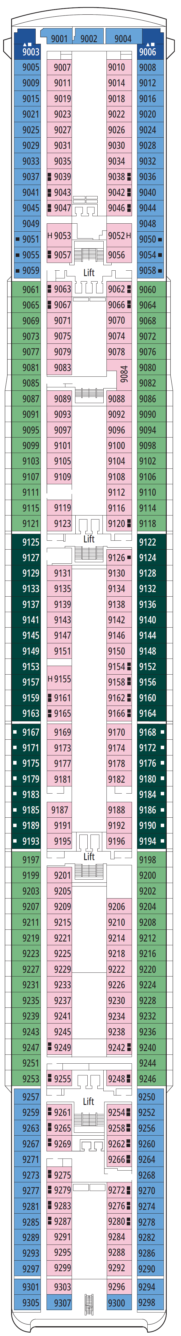 MSC Opera Deck Plan (2025)