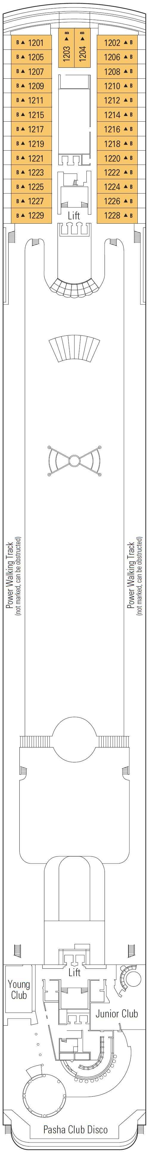 MSC Sinfonia Deck Plan (2025)